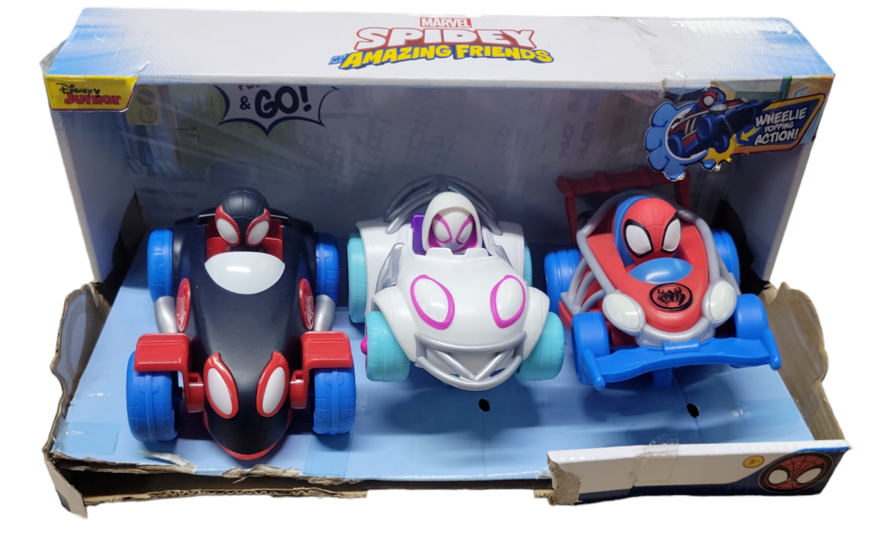 Marvel Spidey and His Amazing Friends Webbed Wheelies 3-Pack ...