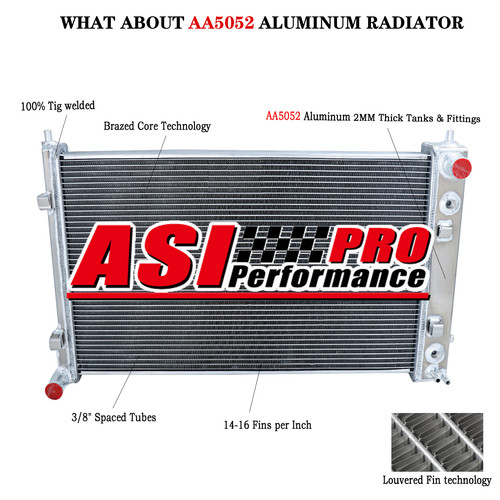 ASI 3 Row Aluminum Radiator for 2004 Pontiac GTO 5.7L V8 Engine -ASI | eBay