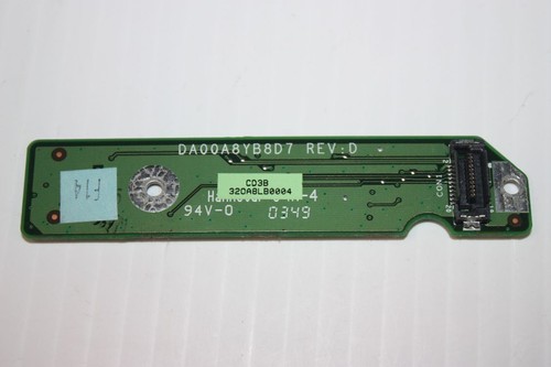 POWER BUTTON LED BOARD #DA00A8YB8D7--GATEWAY M275 SWIVEL TABLET LAPTOP ...