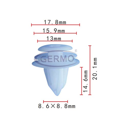 15 x Mounting Clip Door Trim for Toyota Lexus 9046710161 Mitsubishi | eBay