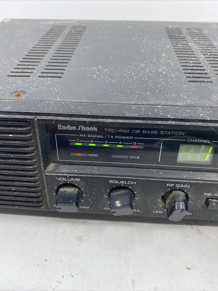 VTG Radio Shack Navaho TRC-492 CB Radio Base Station 40 channel Powers ...