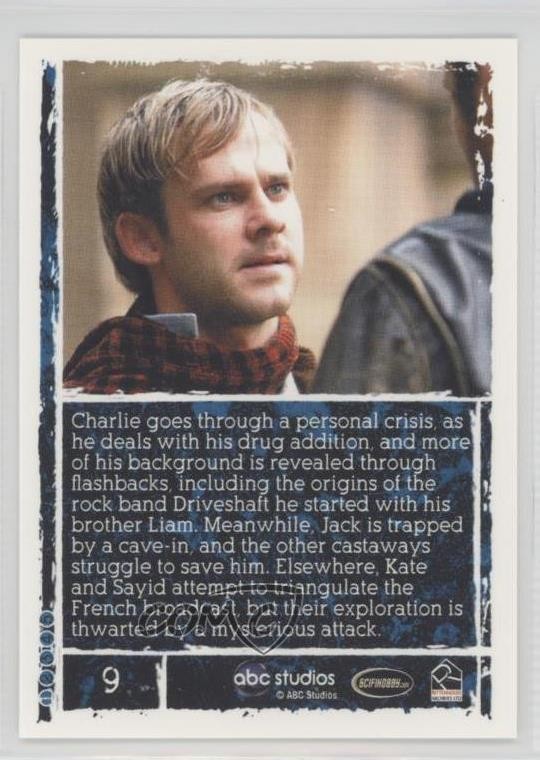 2010 Rittenhouse LOST: Seasons 1 thru 5 Charlie Pace The Moth #9 2k3 | eBay