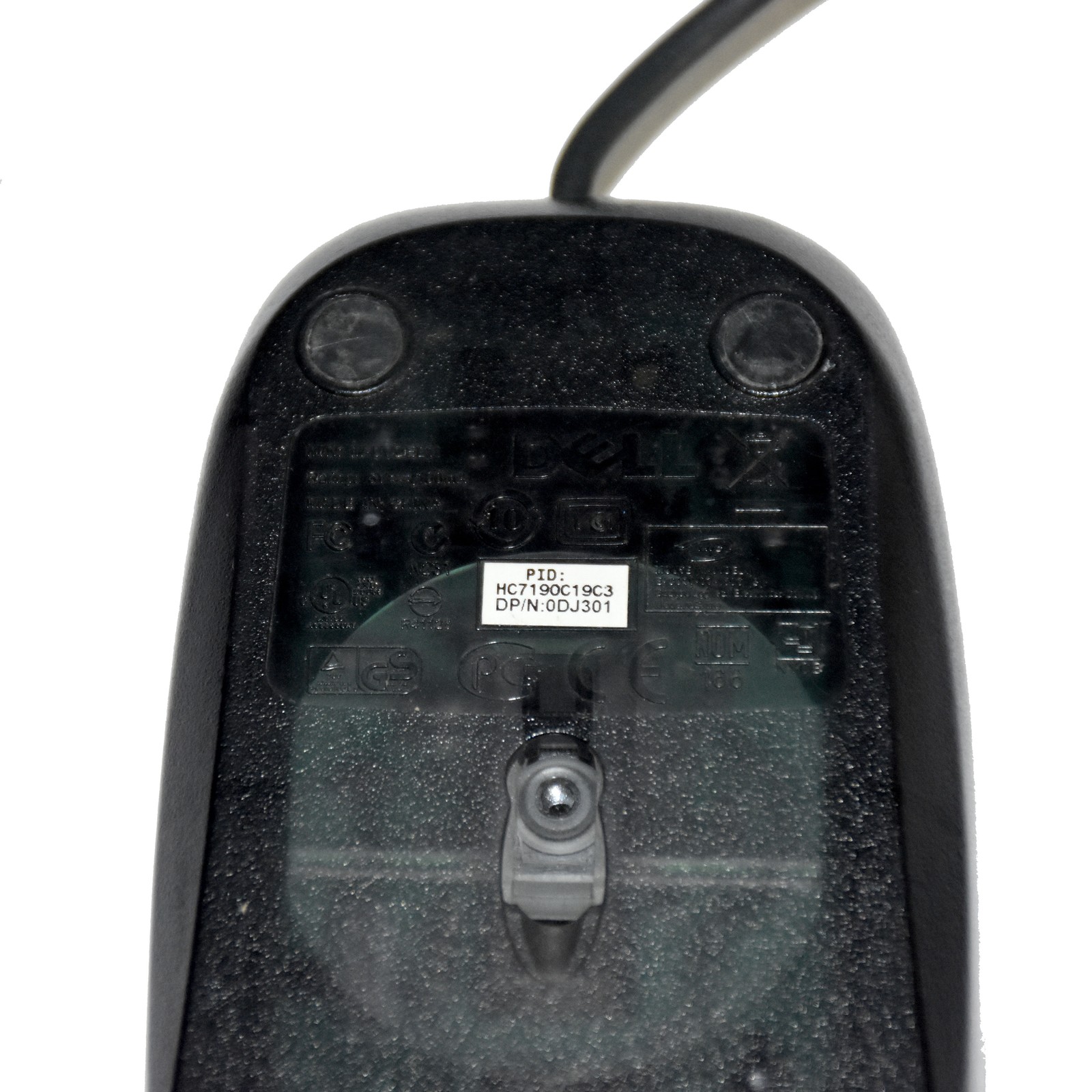 Dell MS111 Wired USB Optical Mouse 2 Button 1000 DPI Scroll Wheel Black ...