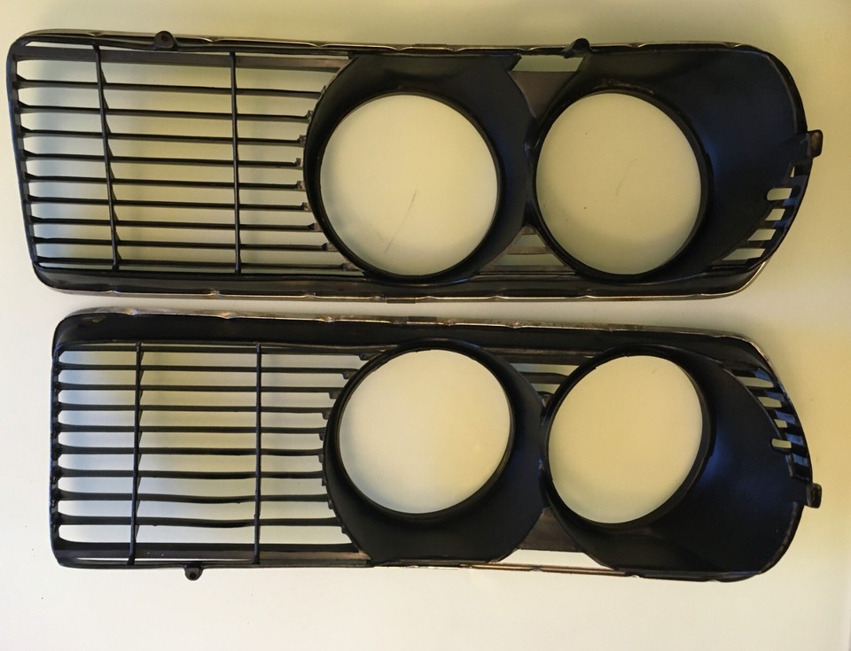 ORIGINAL SET USED L&R GRILLES 51131811483 & 484 FOR BMW E9 2.8 3.0CSi ...