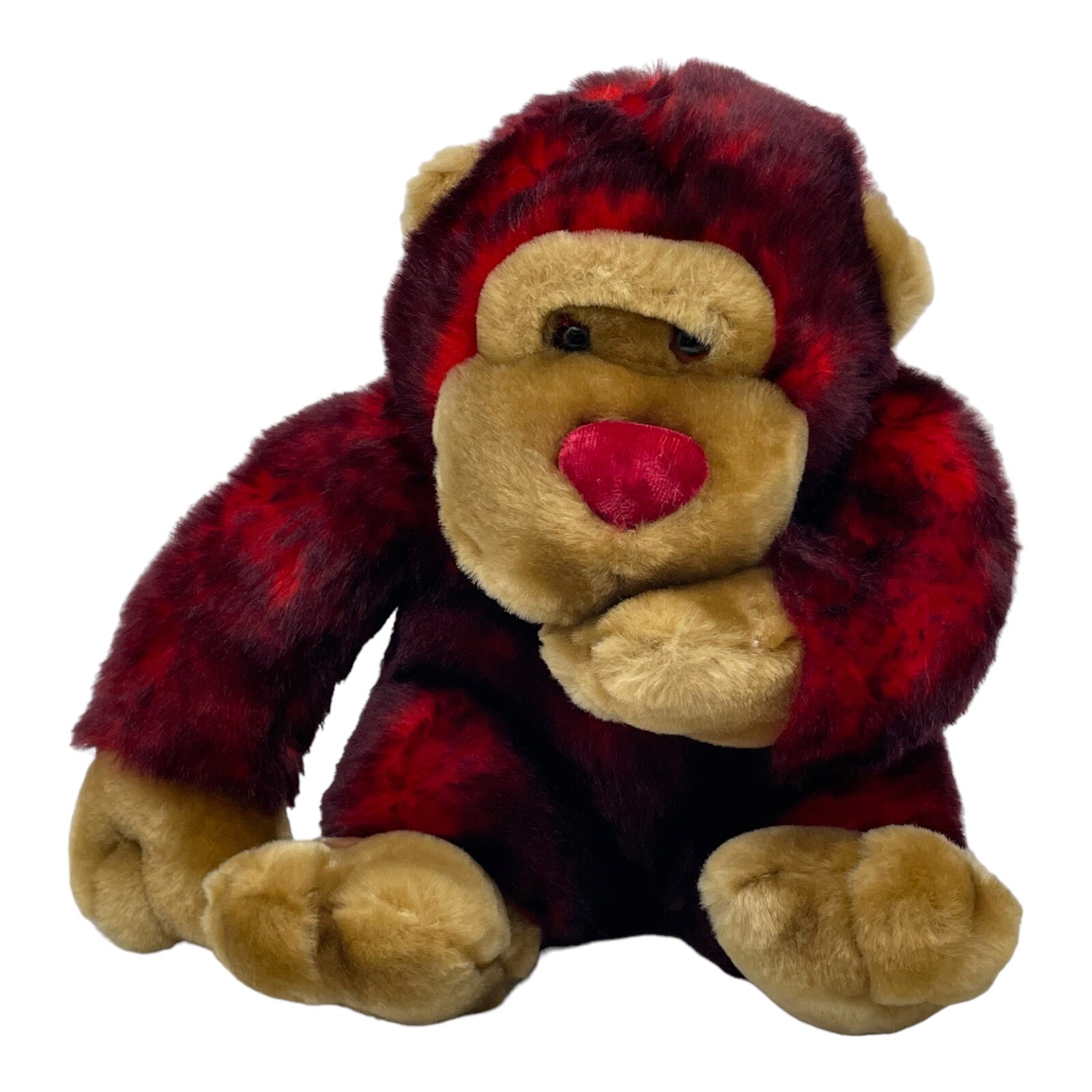 Dan Dee Collectors Choice Red Monkey Gorilla Plush Blowing Kiss Stuffed ...