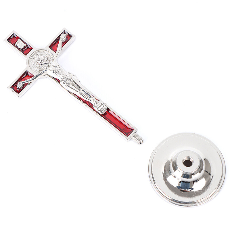 Cross Crucifix Stand Christ Catholic Jesus Statue Figurine Prayer ...