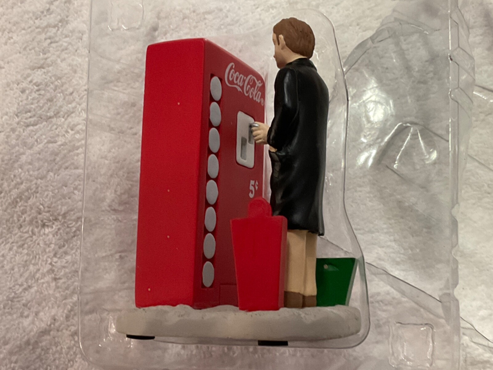 Coca-Cola Brand Town Square Collection-Red CocaCola Machine Man Buying ...