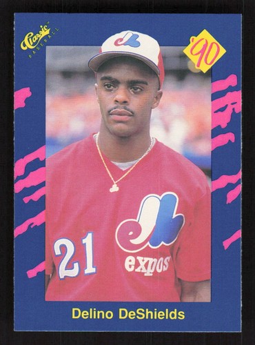 1990 Classic Blue #55 Delino Deshields Montreal Expos | eBay