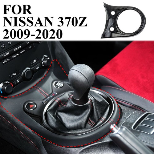 Carbon Fiber Style Central Control Gear Shift Panel Trim For Nissan ...