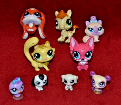 Mini Littlest Pet Shop Hasbro LPS Minis Lot of 9 | eBay