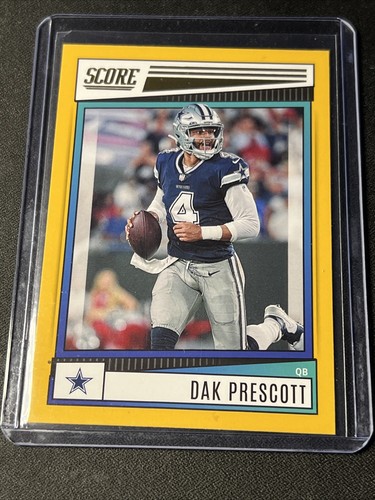 2022 Score Gold Dak Prescott #225 Dallas Cowboys | eBay