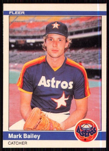 1984 Fleer Update Mark Bailey Houston Astros #U-3 | eBay