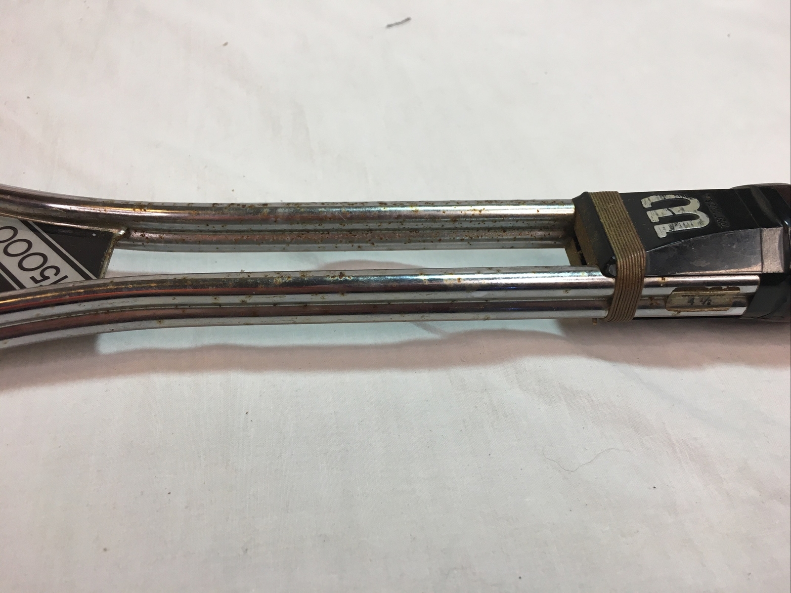 Wilson T5000 Tennis Racquet Steel Frame Leather Grip for sale online | eBay