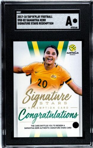 SGC A 2017 SIGNATURE STARS Graded Card SAM KERR /100 Matildas World Cup ...