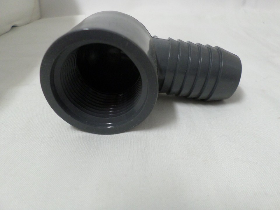 Lasco Fitting 1" Combination 90° Elbow Poly Pipe Insert x FPT #22019 ...