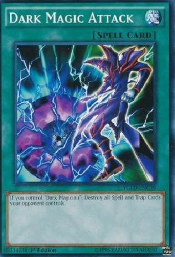 Yugioh - Dark Magic Attack - 1st Edition LP - Plus Free Holographic ...