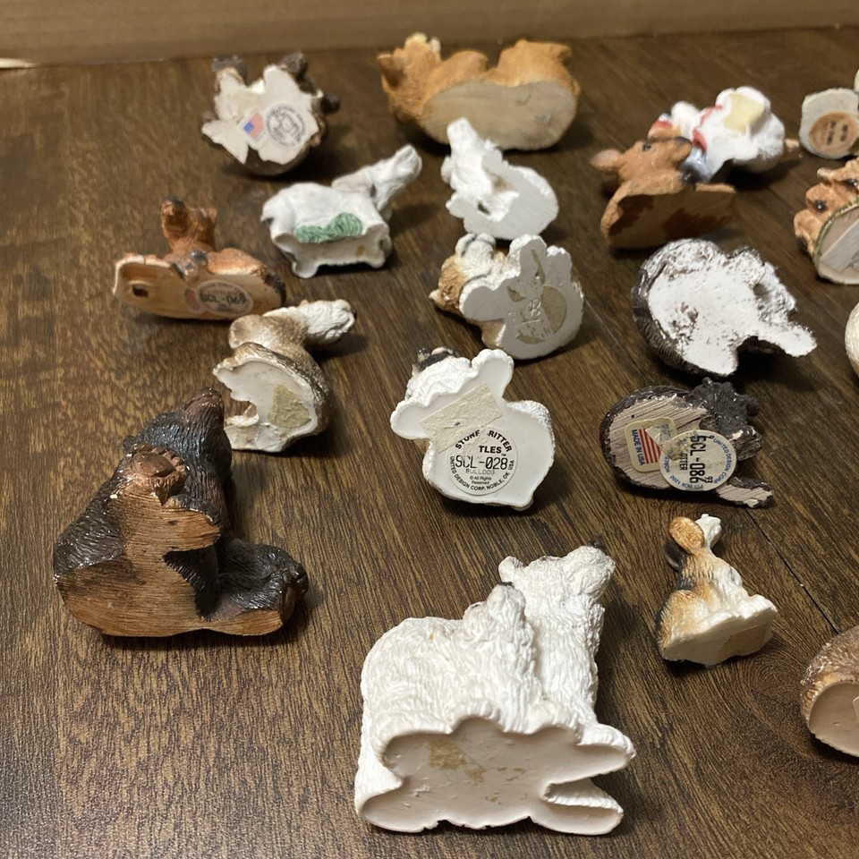 Lot of 20+ Vintage Stone Critters Figurines USA | eBay