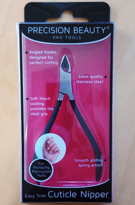 Precision Beauty Cuticle Nipper w/Black Rubber Grip | eBay