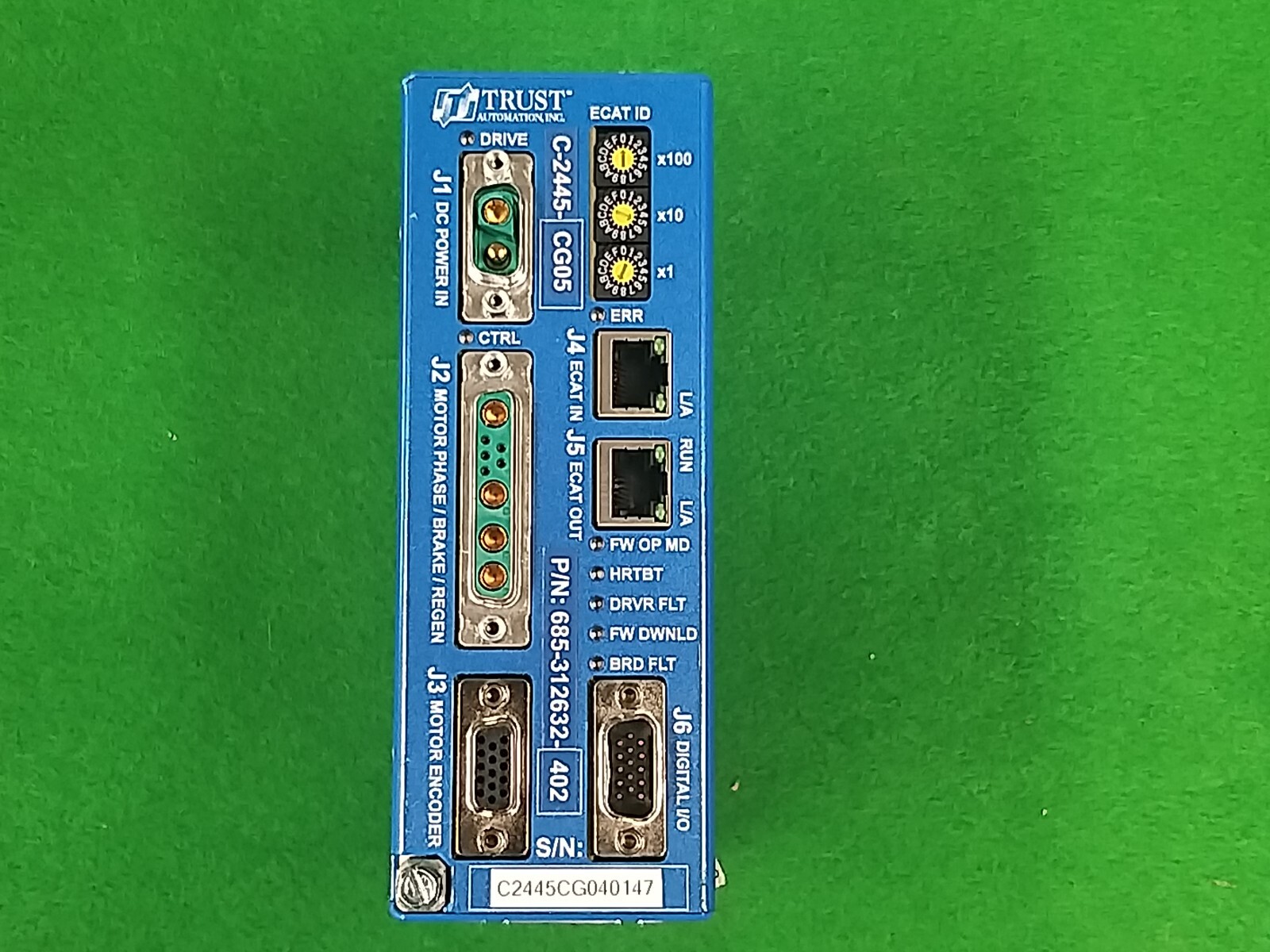 LAM RESEARCH 685-312632-402 CONTROLLER TRUST AUTOMATION TA-22445-CG05 ...
