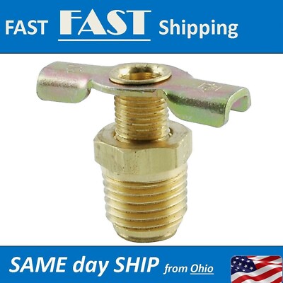 Brass Air Compressor Drain Plug / Valve | eBay