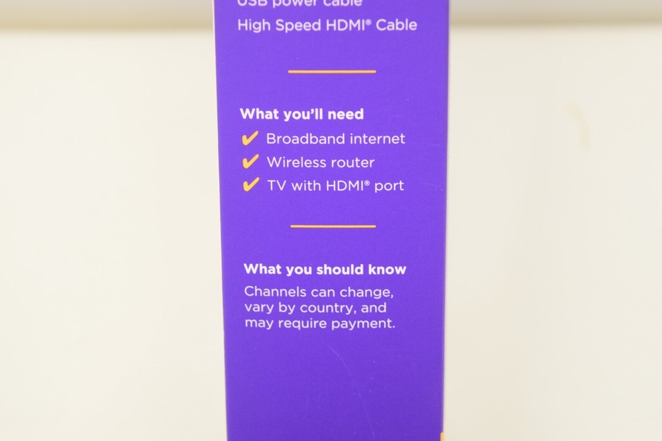 Roku Express 3960RW HD Streaming Device - Black - NEW & SEALED ...