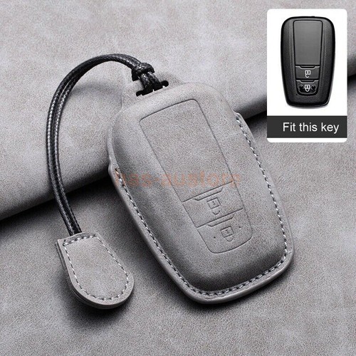 Leather Key Case Cover for Prius Camry Corolla C-HR RAV4 Prado 2018 ...