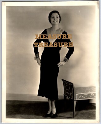 C.1930 MARION SHILLING, DRESS, GLAMOR FASHION PRESS PHOTO F23D | eBay