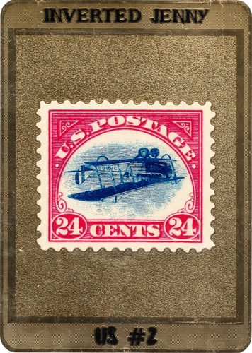 Stamp Plak - Inverted Jenny - MINI - SCOTT C3A - WITH STAND - READ ...