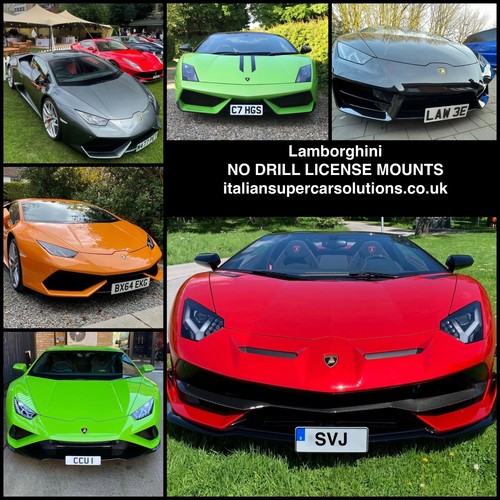 Porsche 997 GT3 RS front license plate support , no drilling , quick ...