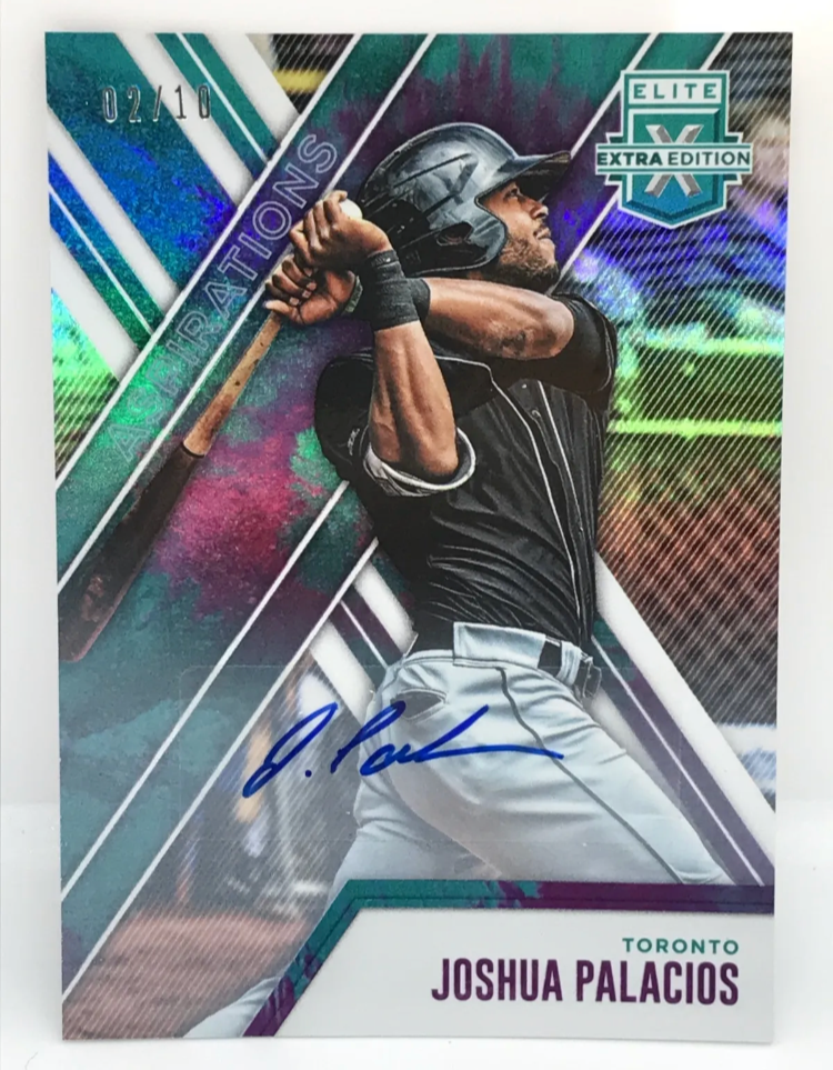2017 ELITE EXTRA EDITION BASEBALL JOSHUA PALACIOS RC AUTO TIE DIE #2/10 | eBay
