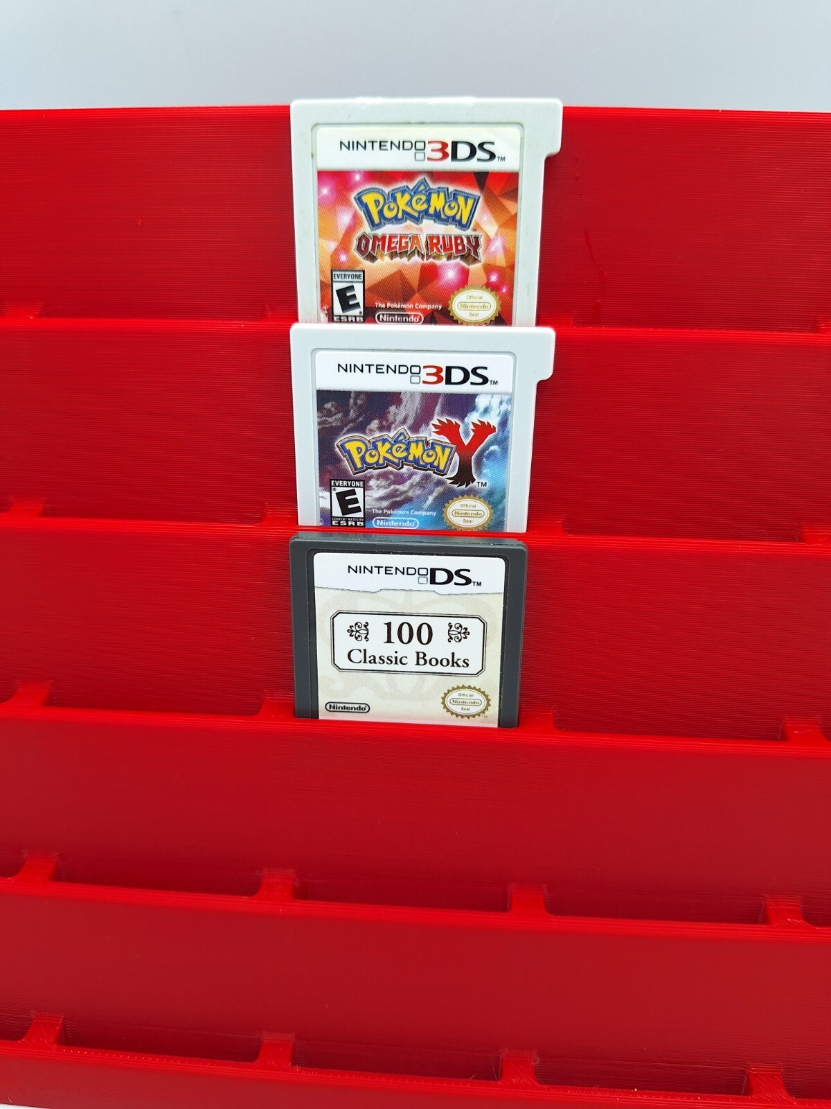 Nintendo DS, 3DS Cartridge Display Stand, Tiered, 25 Slots, 3D Printed ...