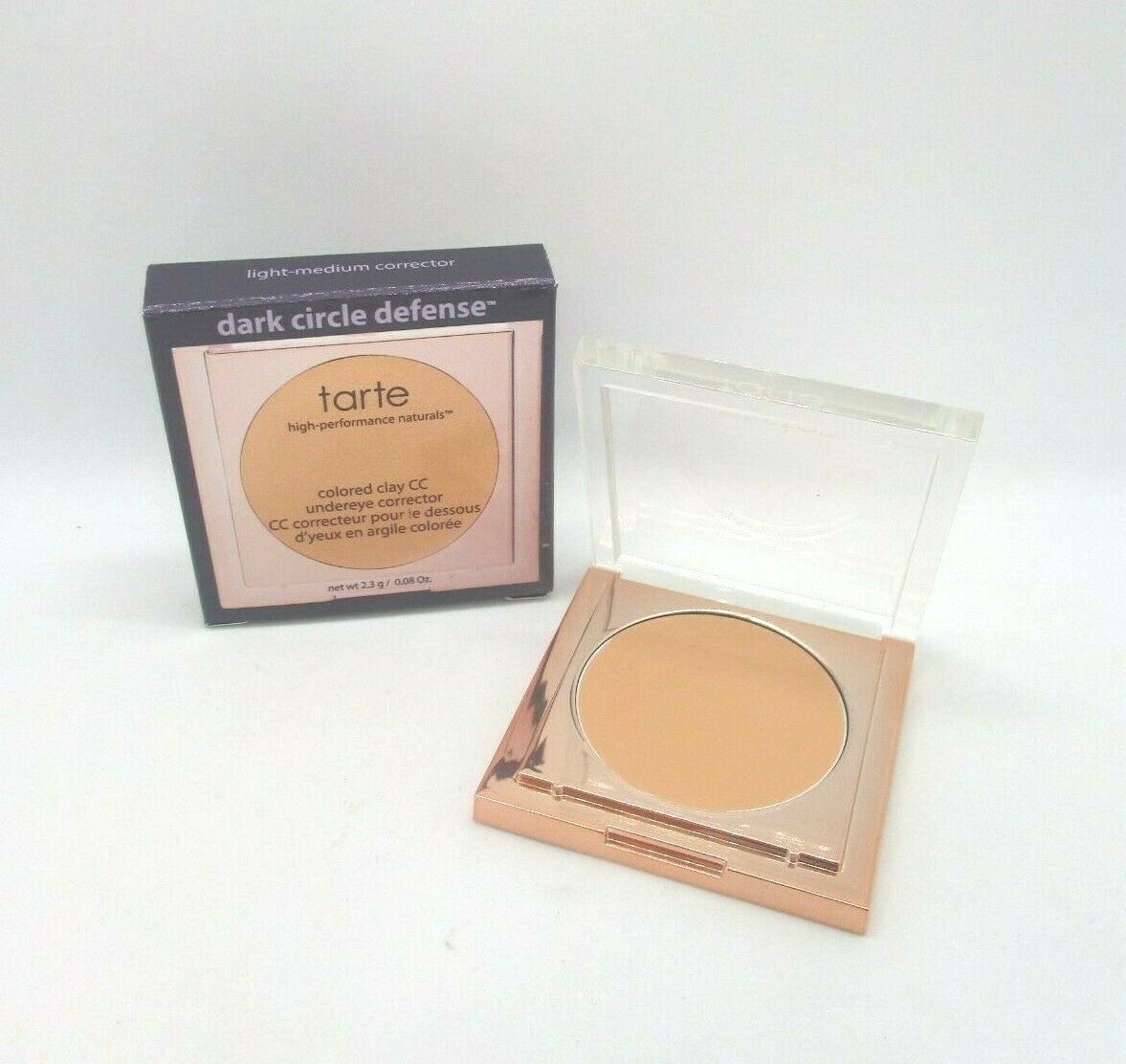 Tarte Dark Circle Defense Colored Clay CC Undereye Corrector ~ Light ...