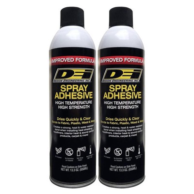 DEI Multi Purpose Adhesive 10492(2-PACK); Hi-Temp 13.3oz Aerosol Clear ...