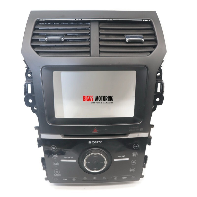 2011-2015 Ford Explorer Sony Radio Face Climate Control Panel BBST ...