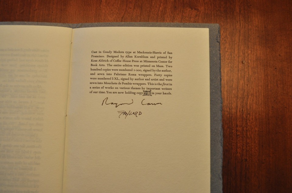 My Father's Life, Raymond Carver SIGNED ~ #39/40 | eBay