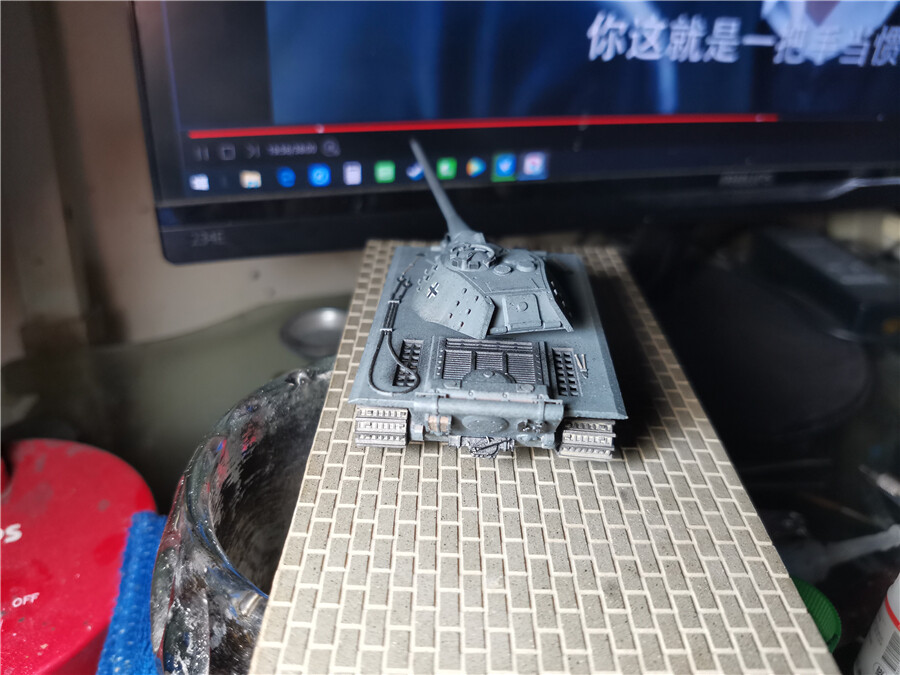 NEW 1/72 Scale WWII German Army E79 Tank Grey 3D Resin Painting Model ...