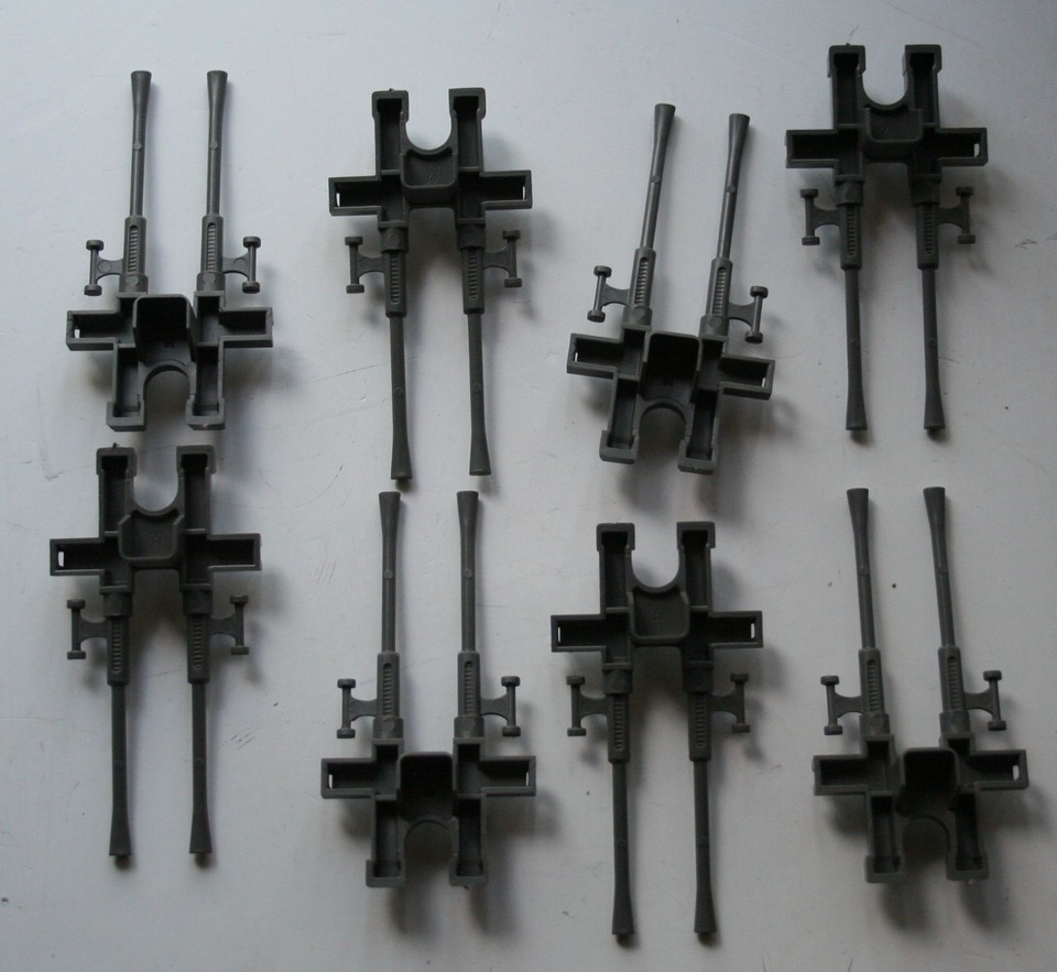 8 LIONEL PYRO AA GUNS FOR 3535 SECURITYCAR PYRO PLASTIC MILITARY ...