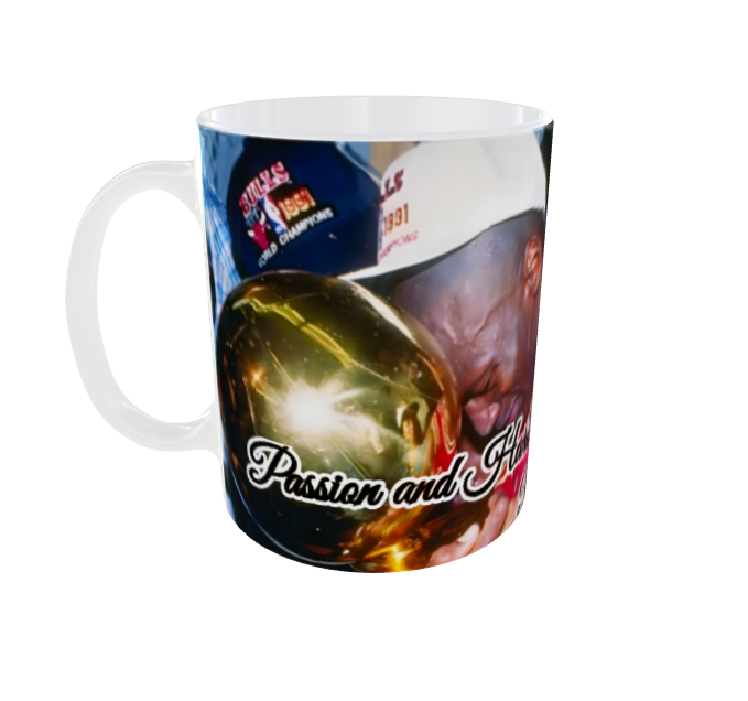 Michael Jordan Mug Chicago Bulls 1991 Champion & 23XI Racing Daytona ...