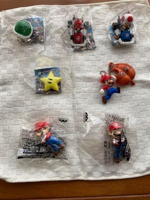 Super Mario Bros. Figurines & Items Set - Mario, Kart, Star, Toad ...