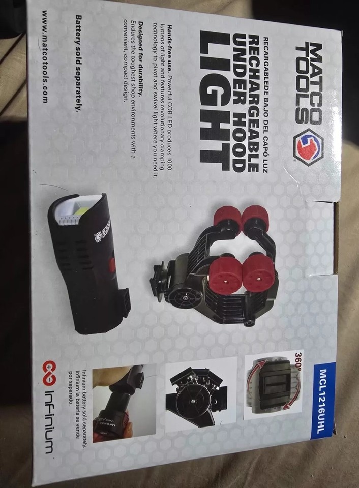 Case Of 8 Matco Under Hood Lights No Batteries Included | eBay