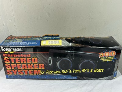 ROADMASTER RTS3000T Stereo Speaker Box System 300Watts For Trucks, Vans ...