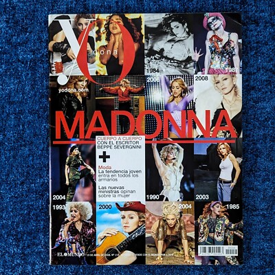 MADONNA YO DONA MAGAZINE ITALY 2008 Hard Candy Promo Era | eBay
