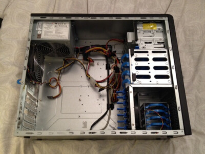 SUPERMICRO SC732 E-ATX MID TOWER SERVER PC CASE WITH 500W POWER SUPPLY ...