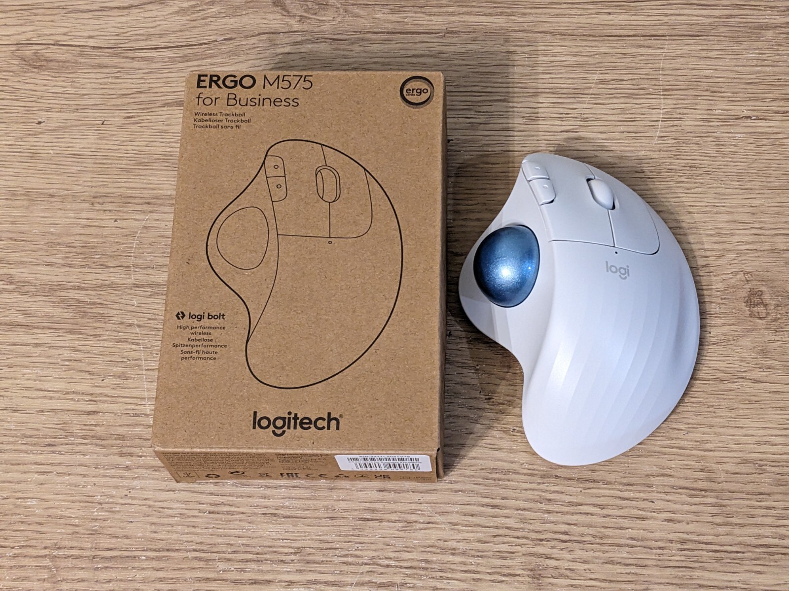 Logitech Ergo M575 Wireless Trackball Mouse for Business Logi Bolt USB ...