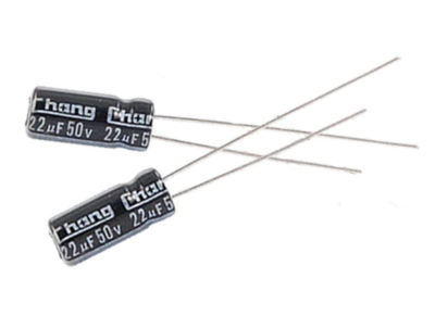 NEW 22uF 50V Radial Electrolytic Capacitor Aluminum 5 x 11mm 105°C 2 ...