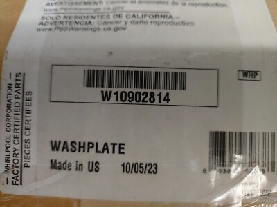 NEW OEM Washer WashPlate W10902814 Free Delivery | eBay