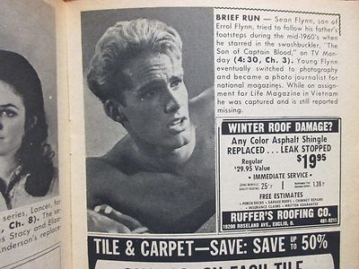 1971 Cleveland Press TV Mag(SEAN FLYNN/CATHY BAKER/HEE HAW/JACKIE & LOU ...