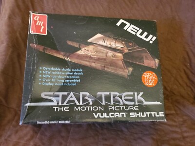 COMPLETE 1979 AMT Star Trek The Motion Picture Vulcan Shuttle Model # ...