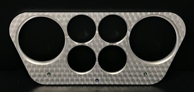 1953-1955 Ford Truck 6 Gauge Dash Panel Insert Engine Turned Billet ...