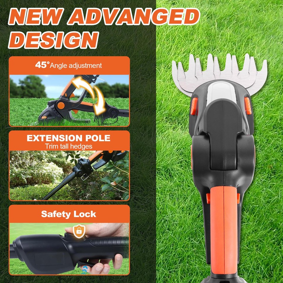 Telescopic Pole Chainsaw Long Reach Electric Tree Pruner Trimmer Branch ...
